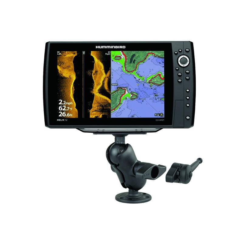 RAM MOUNTS MARINE AUFBAU-SET HUMMINBIRD HELIX 8-15 / SOLIX / APEX - D ...